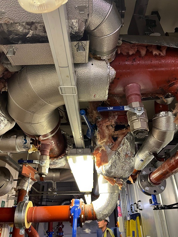 Cryogenic Pipe Freezing at Kings College London in Waterloo